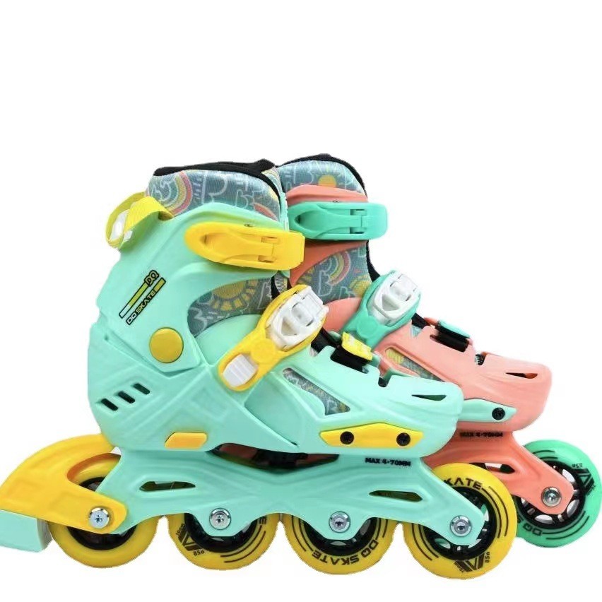 EACH Adjustable Inline Roller Skates Detachable Roller Skate Skating ...