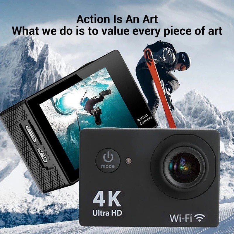 D800R 4K Ultra HD Action Sports Camera WiFi Waterproof Body Camera ...