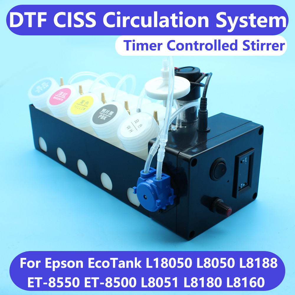 DTF Kit White Ink Circulation System CISS Dtf Conversion Kit For Epson ...