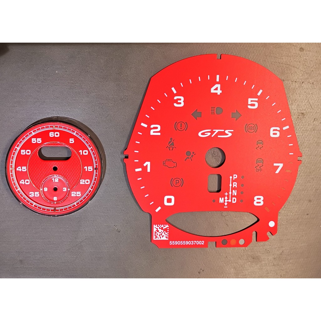 -Sport Clock Chrono Dials Speed Gauge Face For Porsche 718 macan ...