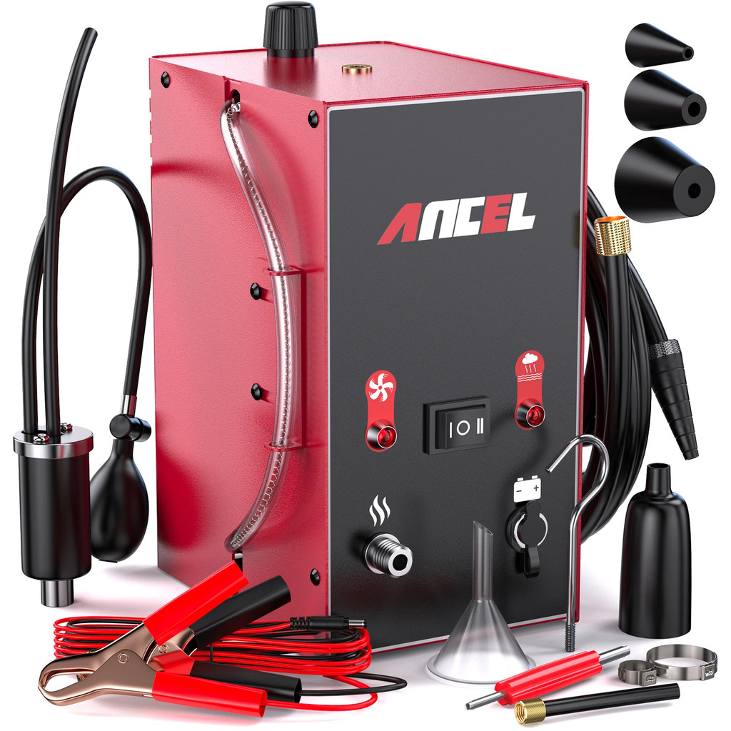 ☢ANCEL S160 Car Smoke Leak Detector 12V Auto EVAP System Analyzer Machine Gas Leakage Locator Oi ...