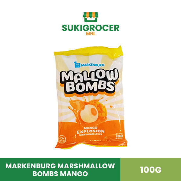 Markenburg Marshmallow Bombs Mango 100G | Shopee Philippines