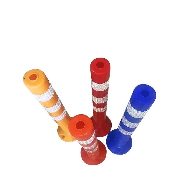 Traffic Warning Marker Post Reflective Road Safety Flexible Post ...