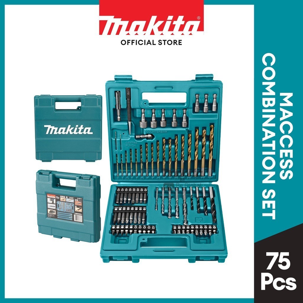 Makita 75 pc. Maccess Combination Set | Shopee Philippines