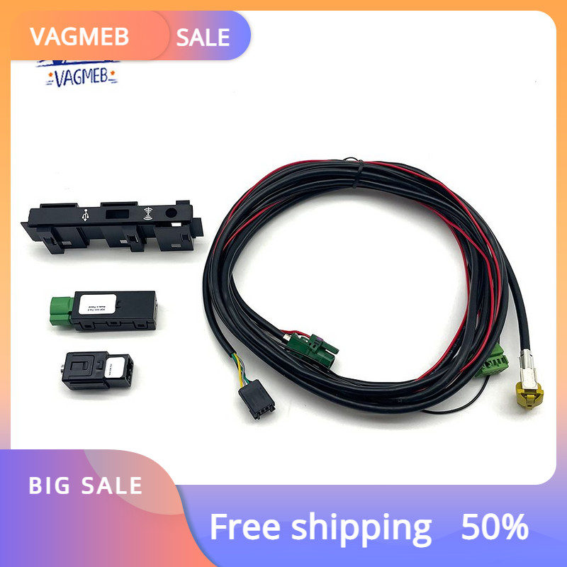 ☈CarPlay USB AUX Install Plug Socket Switch MIB2 MDI USB AMI Adapter ...