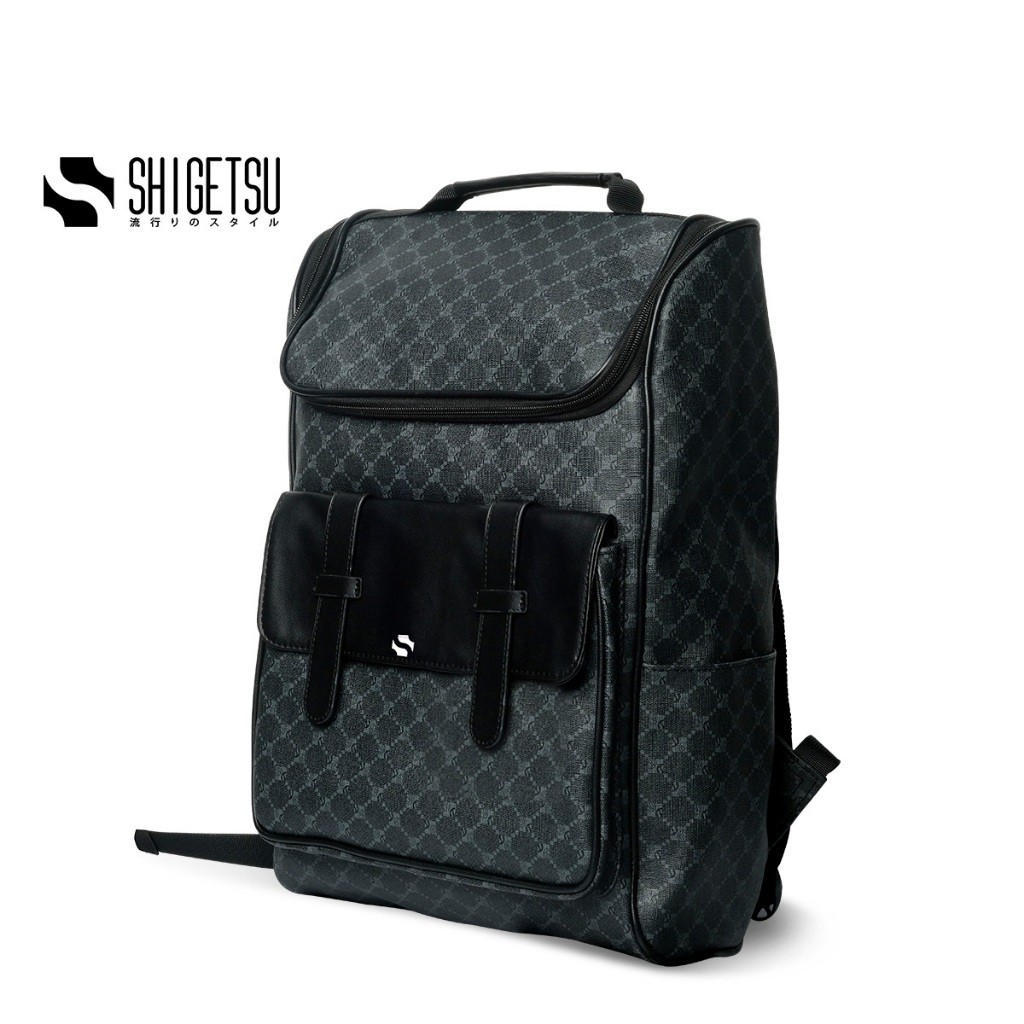 Shigetsu Leather Backpack Collection for Men Bag for School | Shopee ...