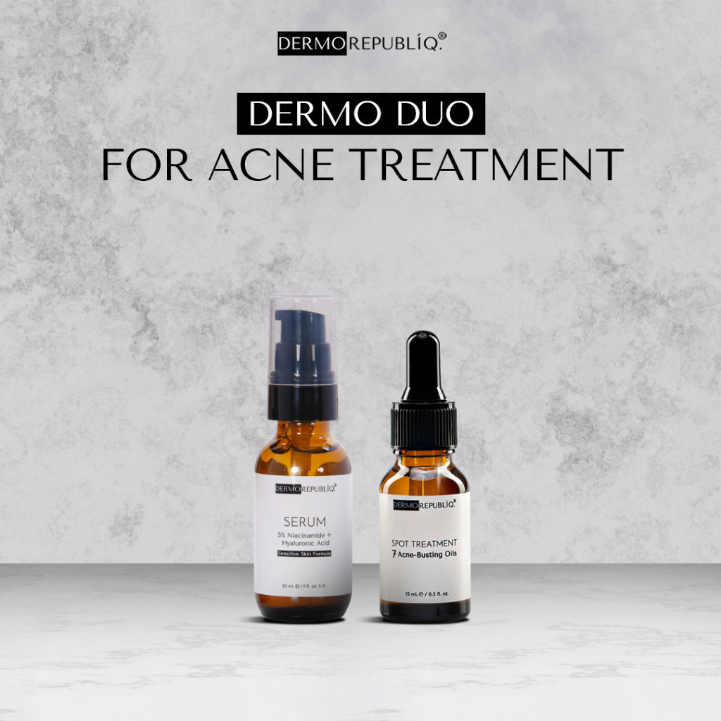 Dermorepubliq Duos - Acne Treatment (5% Niacinamide + Spot Treatment ...