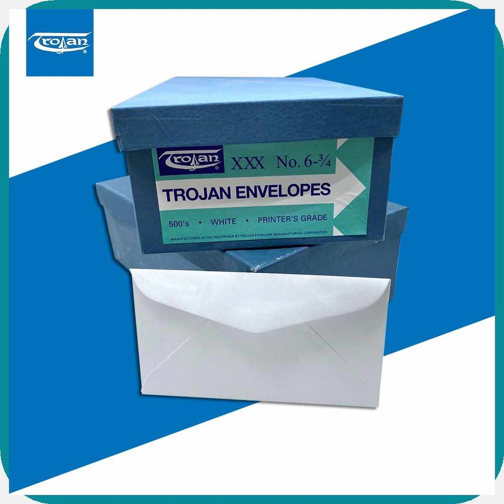 Trojan*F?6-3/4*d?3X*b?PG*fJ?Short+lX@Letter+WK@Envelope+Ph@500's ...