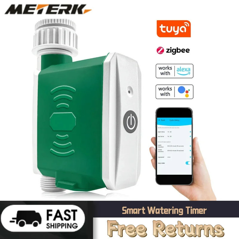 Tuya ZigBee Smart Watering Timer Automatic Garden Watering System Drip ...