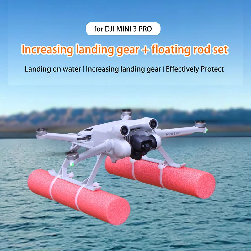 For DJI Mini 3 Pro Drone Float Landing Skid Landing Gear Landing On ...