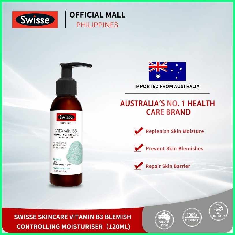 Swisse|Sm B3)Fu>Moisturiser)gQ>-)ZV>Blemish*HO?Controlling*S?120ml ...