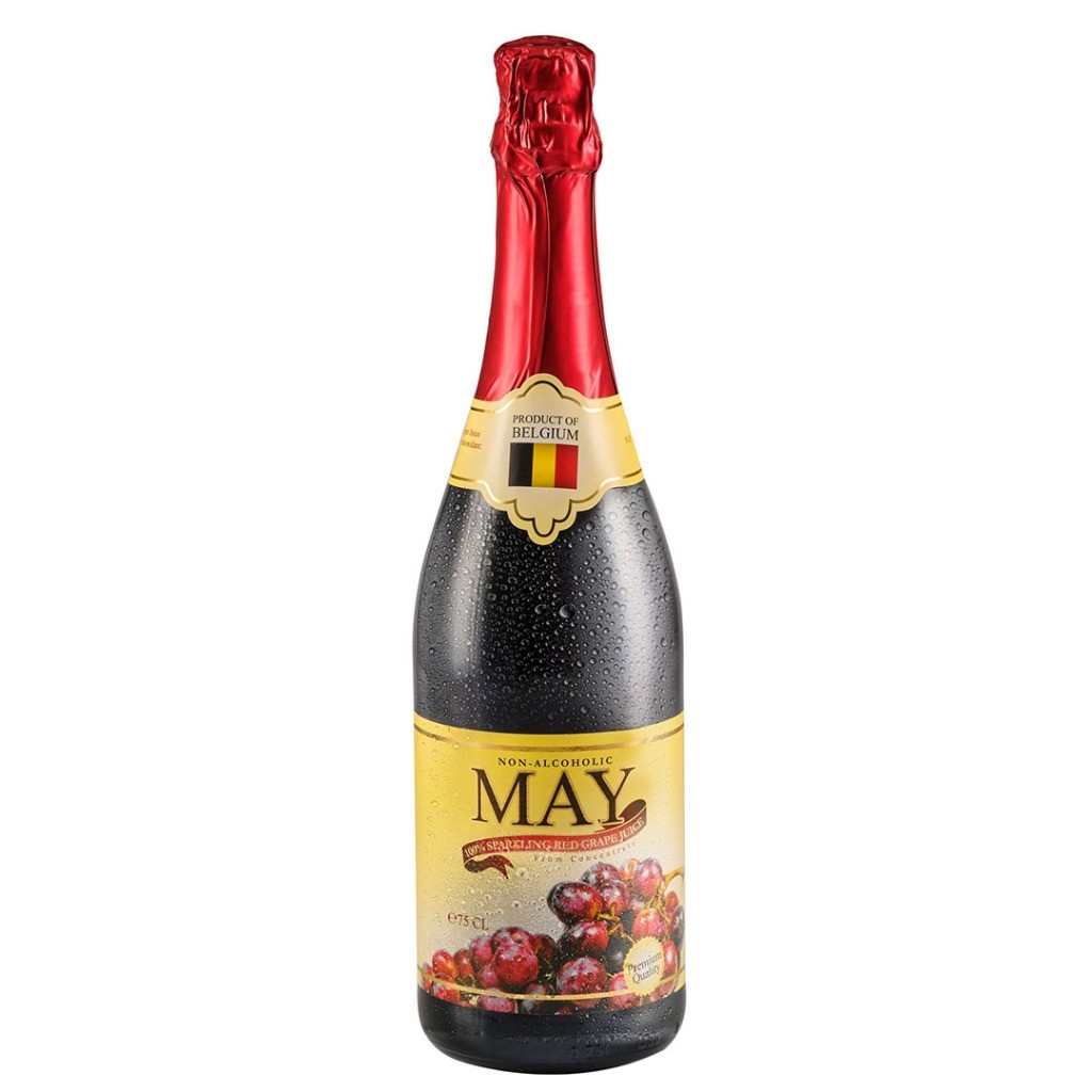 May Sparkling 100% Red Grape Juice 750ml | Shopee Philippines