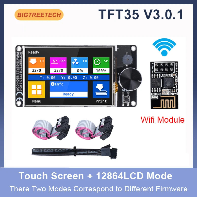 BIGTREETECH TFT35 V3.0 Touch Screen/12864LCD Wifi Module 3D Printer Parts For SKR V1.4 SKR 2 VS ...