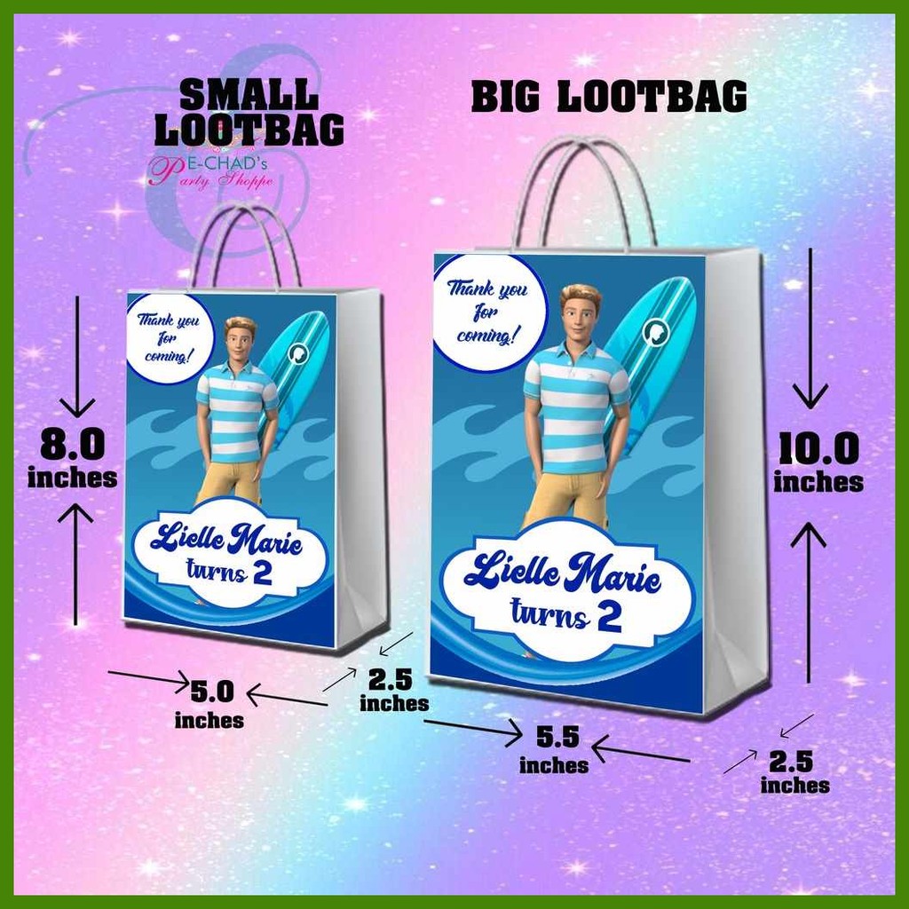 Birthday#Y`Wd?Party!AY[Loot,Mv[Bag,Go[for,Np[boys-nDBarbie | Shopee ...