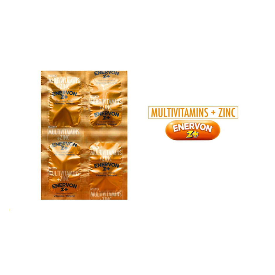 Enervon Z+ (Multivitamins + Zinc) - 8 CAPSULES | Shopee Philippines
