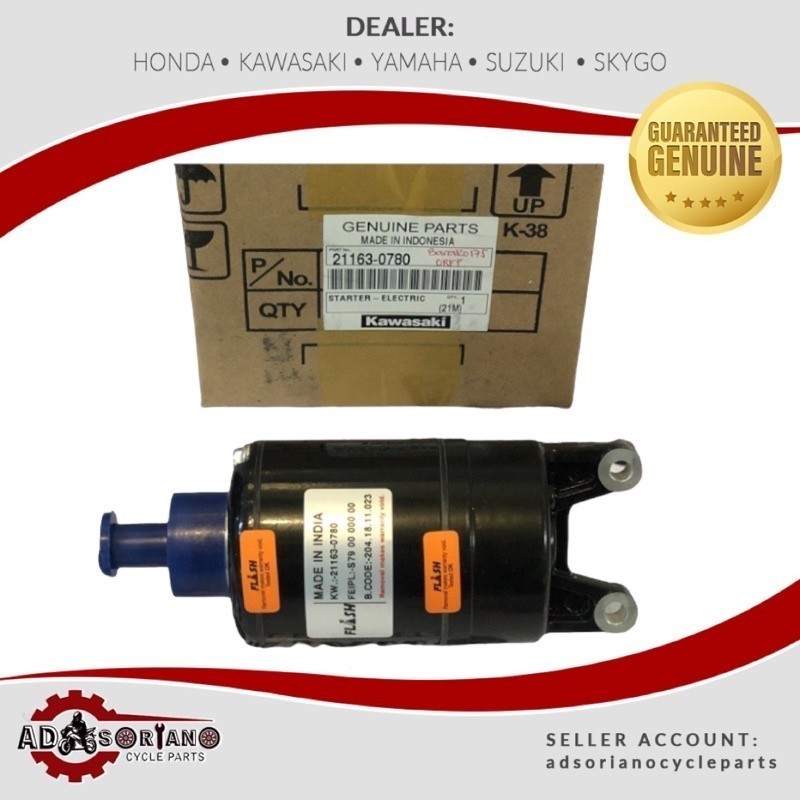 KAWASAKI BARAKO 2 ELECTRIC STARTER MOTOR 21163-0780 | Shopee Philippines