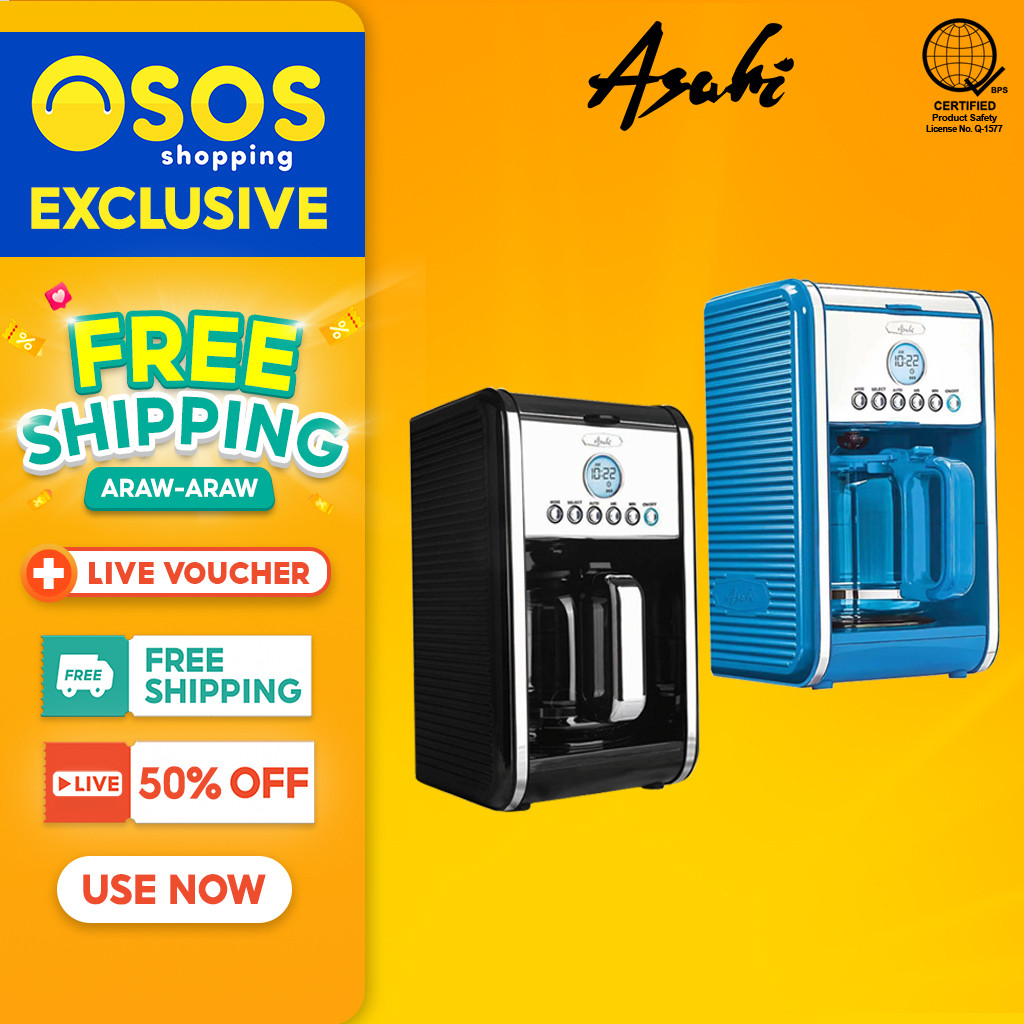 Asahi Original 12cups Programmable Electric Coffee Maker CM-033 CM033 ...