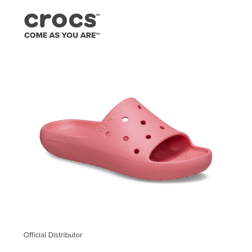 Official Outlet Crocs Classic Slide V2 in Hot Blush | Shopee Philippines