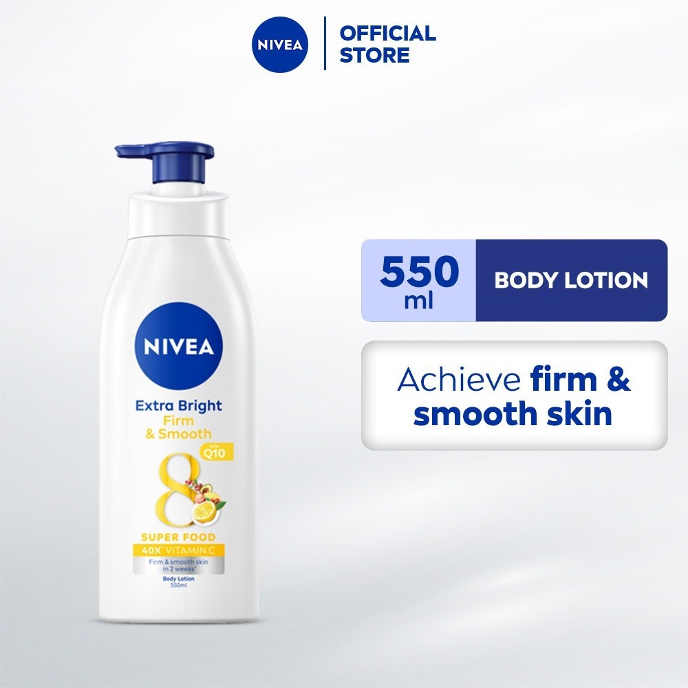 NIVEA Body Lotion Extra Bright Firm and Smooth Lotion Moisturizer, 550ml | Shopee Philippines