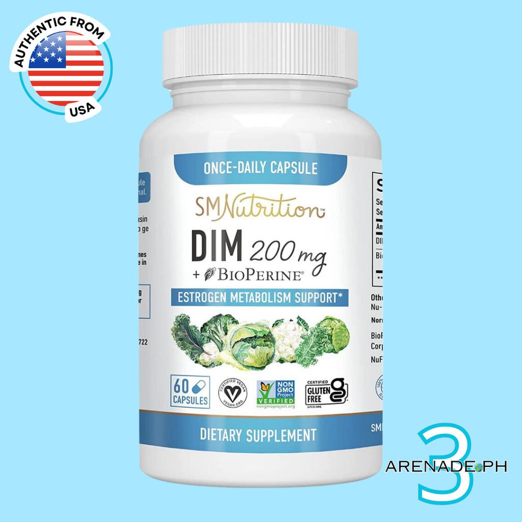 Smoky Mountain Naturals DIM + BioPerine 200mg, Estrogen Metabolism ...