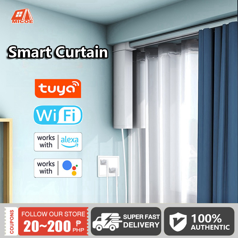 Smart Auto Curtain System WiFi Electric Mute Curtains Motor Automatic ...