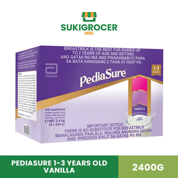 Pediasure 1-3 Years Old Vanilla 2400G [Expiration: May 6, 2026 ...