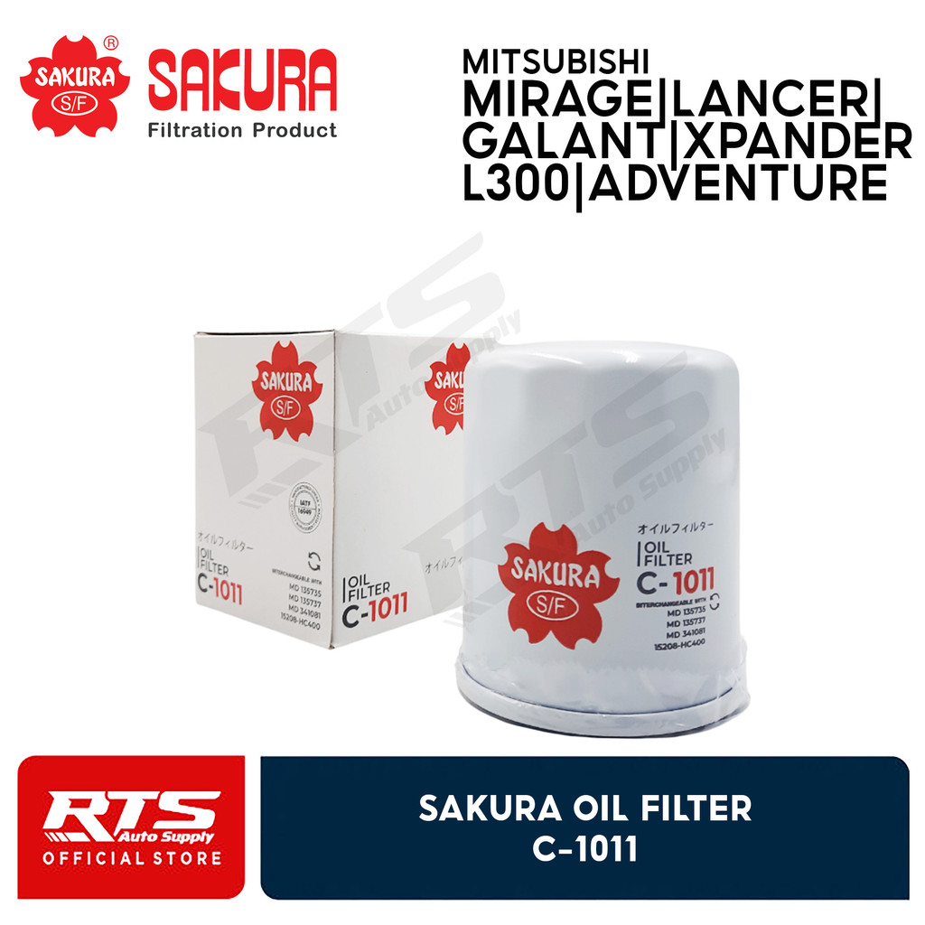 Sakura Oil Filter for Mirage/Lancer/Galant/Xpander/L300/Adventure/Getz ...
