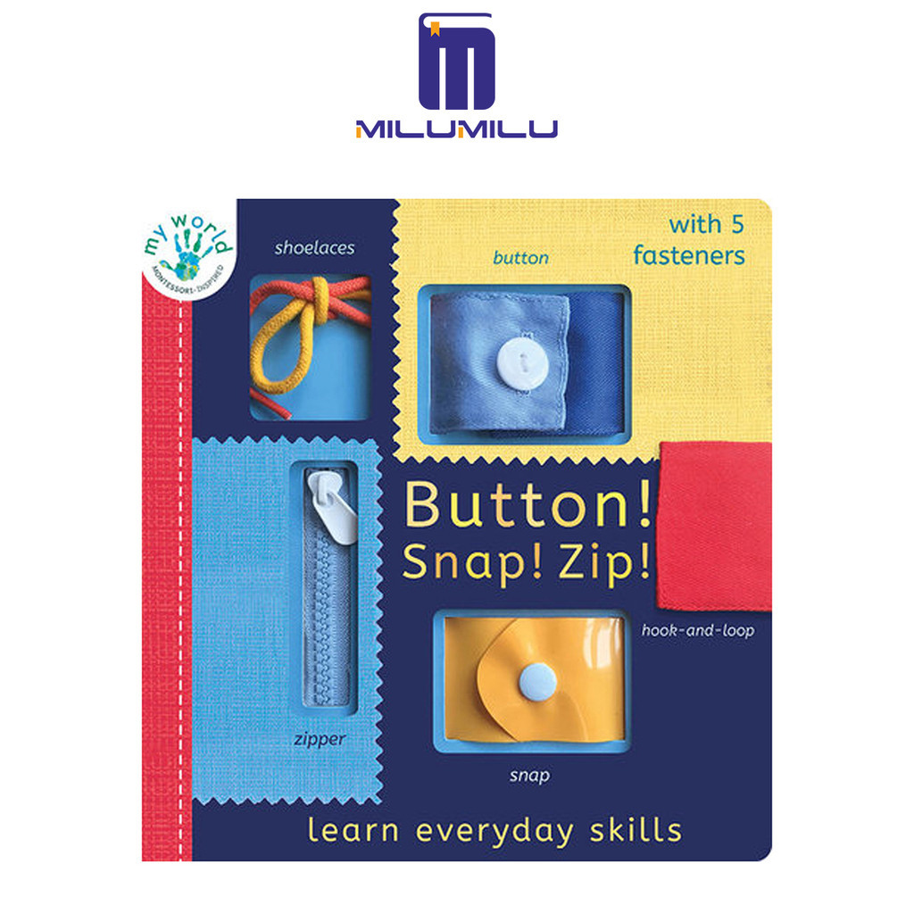 Button! Snap! Zip! Original English Books | Shopee Philippines