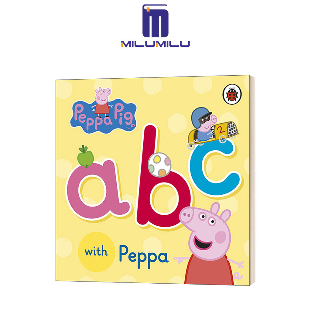 Milu Peppa Pig ABC With Peppa Original English Books | Shopee Philippines