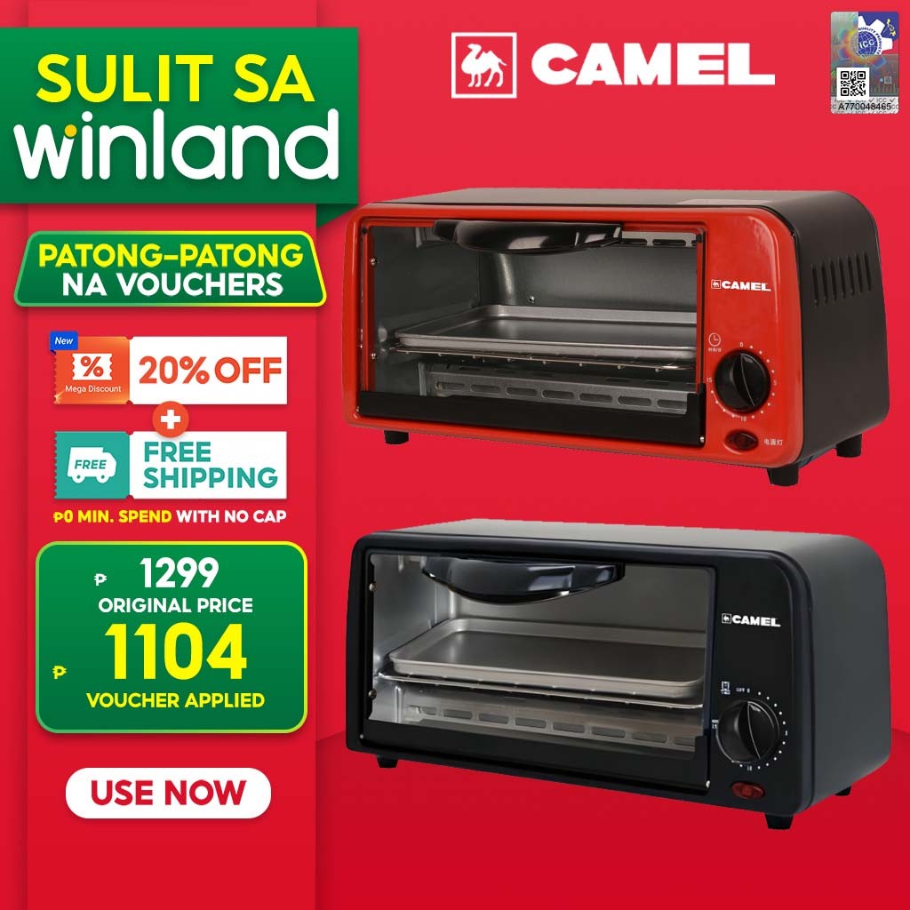 Camel Appliances by Winland 6.0L Stainless Steel Oven Toaster 6.0L with ...
