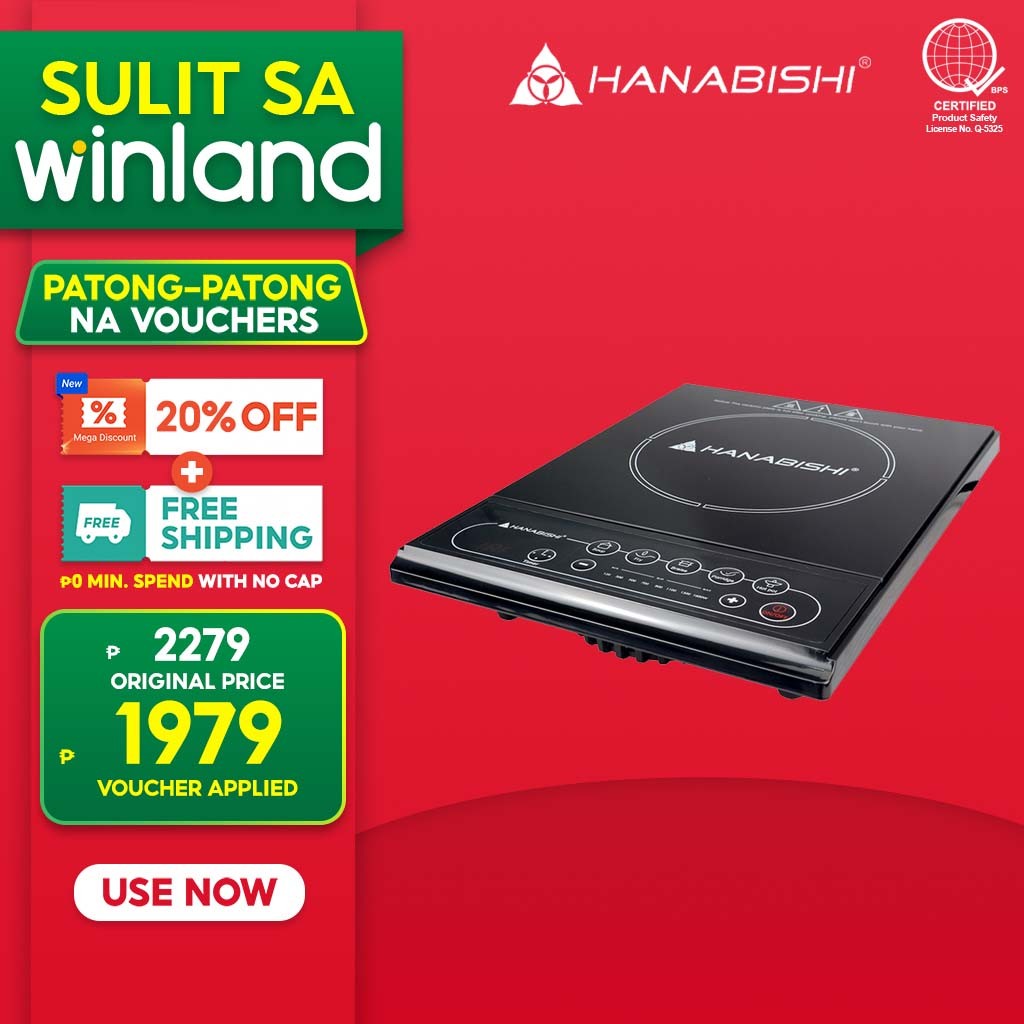 Hanabishi by Winland Electric Induction Stove Induction Cooker Electric ...
