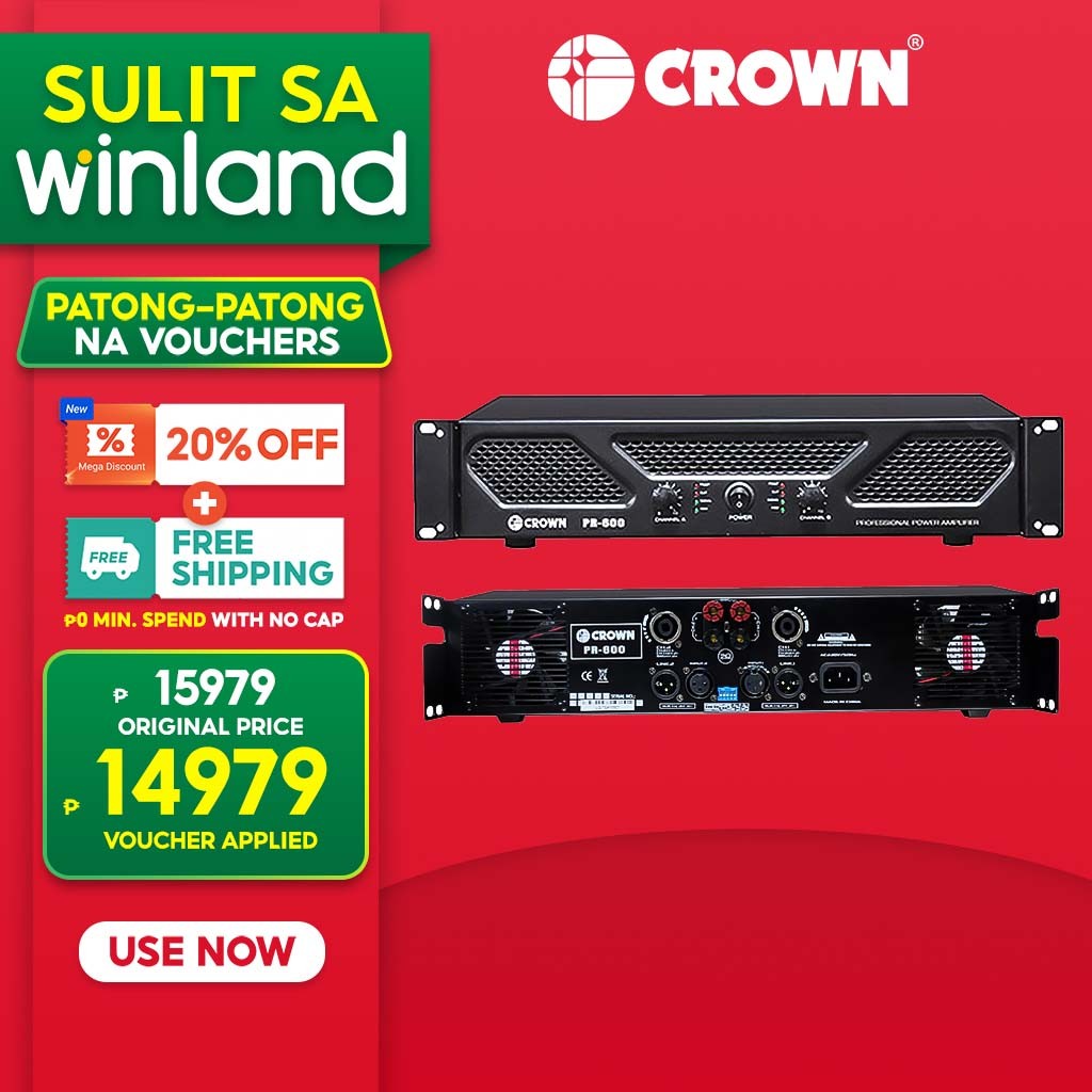 Crown by Winland Crown Professional Powered Amplifier Premium Series ...