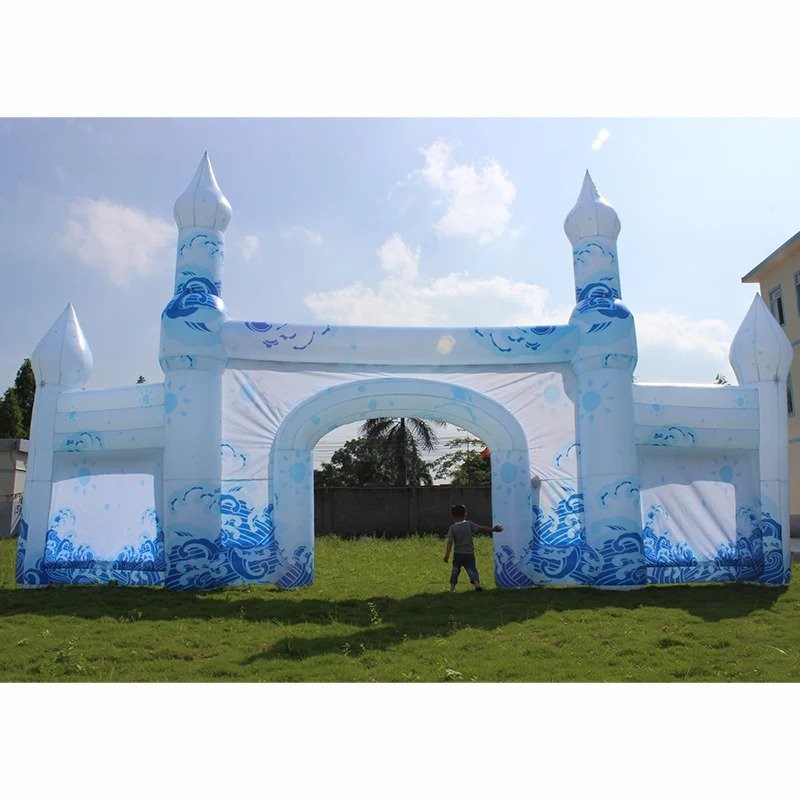 Customized frozen castle door air dancer inflatable dancer with air ...
