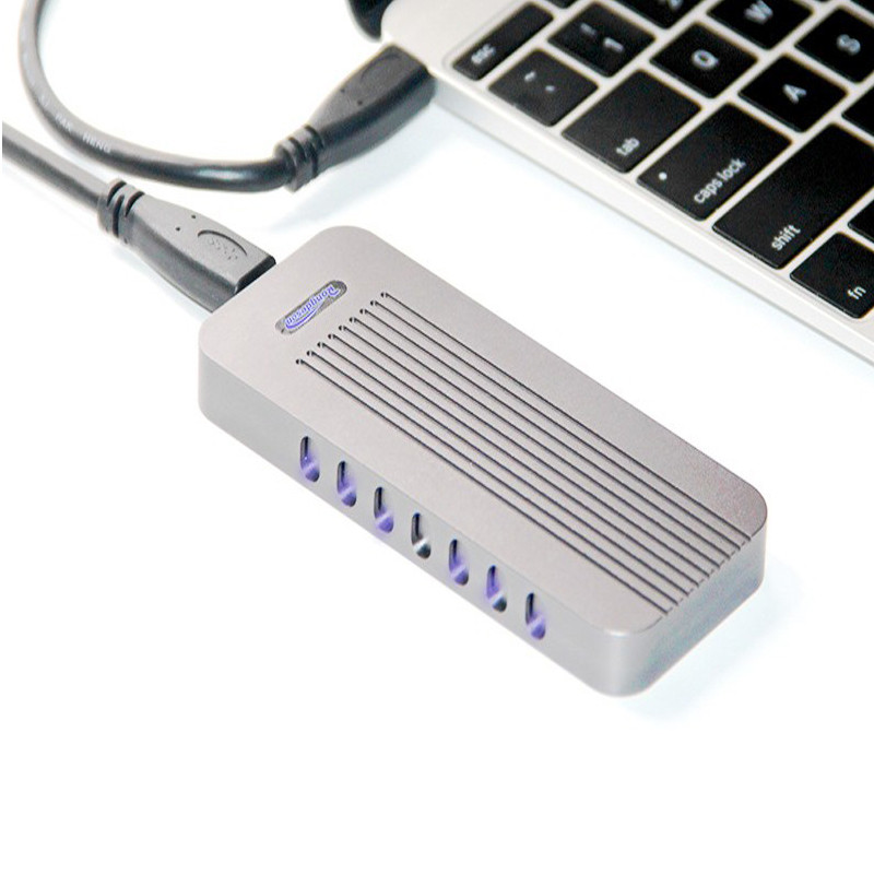 M key NVME PCI Express M.2 SSD HDD Enclosure USB3.1 to PCI-e 3.0 4x ...