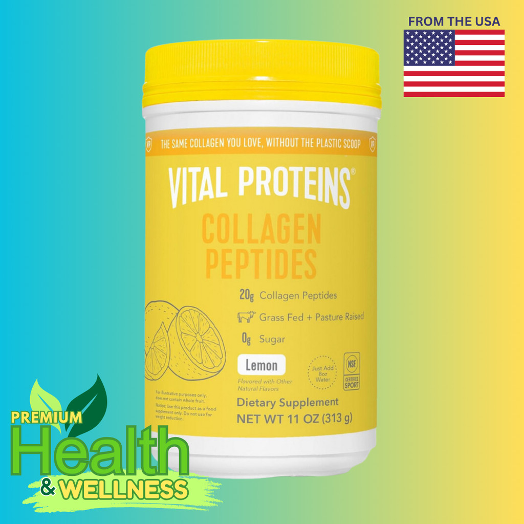 Vital Proteins Collagen Peptides - Lemon Flavor - 313g | Shopee Philippines