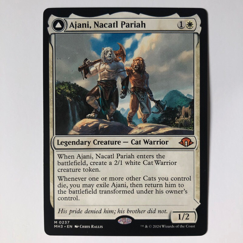 Playtest Card - Ajani, Nacatl Pariah (MH3) | Shopee Philippines