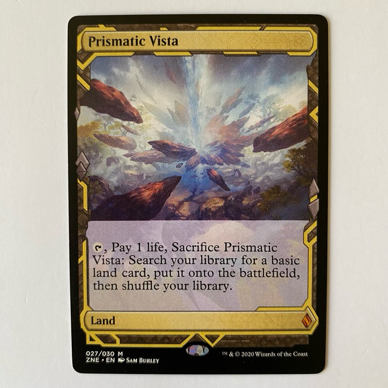 Playtest Card - Prismatic Vista (ZNE) | Shopee Philippines
