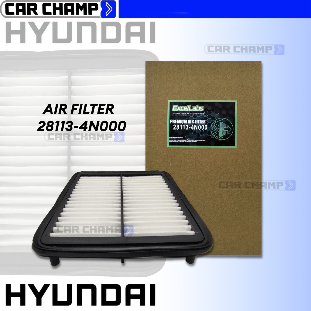 AIR FILTER for Hyundai Eon 2012 to 2019 ( 28113-4N000 ) 4x4b | Shopee ...