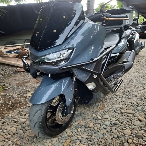YAMAHA NMAX 155 ( V1 | V2 ) - HEAVY DUTY HALF CRASH GUARD ( POWDER COAT ...