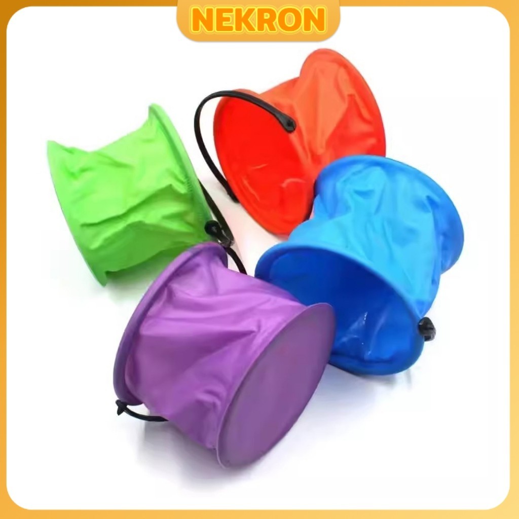 NEK Foldable Barrel Portable Catch Fish Bucket Water Bucket | Shopee ...