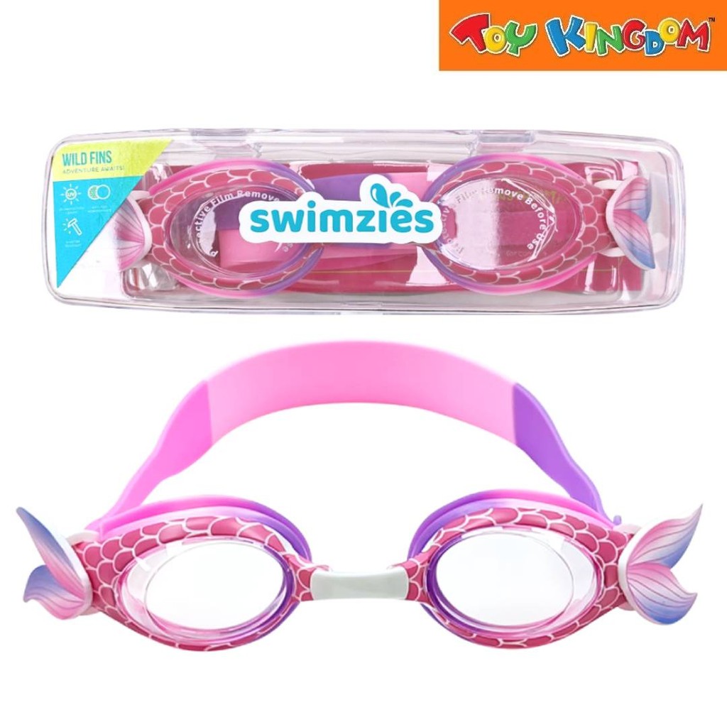 Swimzies Wild Fins Adventure Awaits Mermaid Tail Swimming Goggles ...