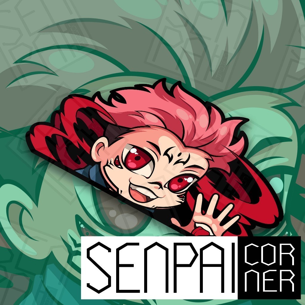 Jujutsu Kaisen Sukuna Peeker Sticker | Shopee Philippines