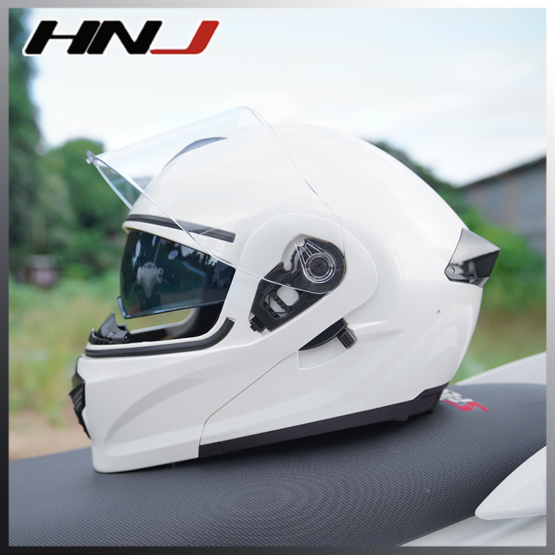 HNJ A119 Modular helmet Full Face for motorcycle Dual Visor man and ...