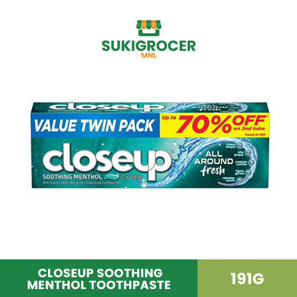 Closeup Soothing Menthol Toothpaste 191G | Shopee Philippines