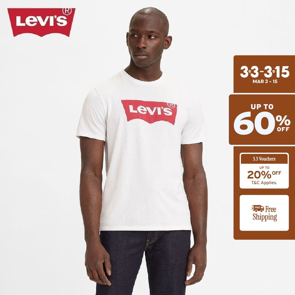 Levi's® Men's Graphic Set-In Neck T-shirt 17783-0140 | Shopee Philippines