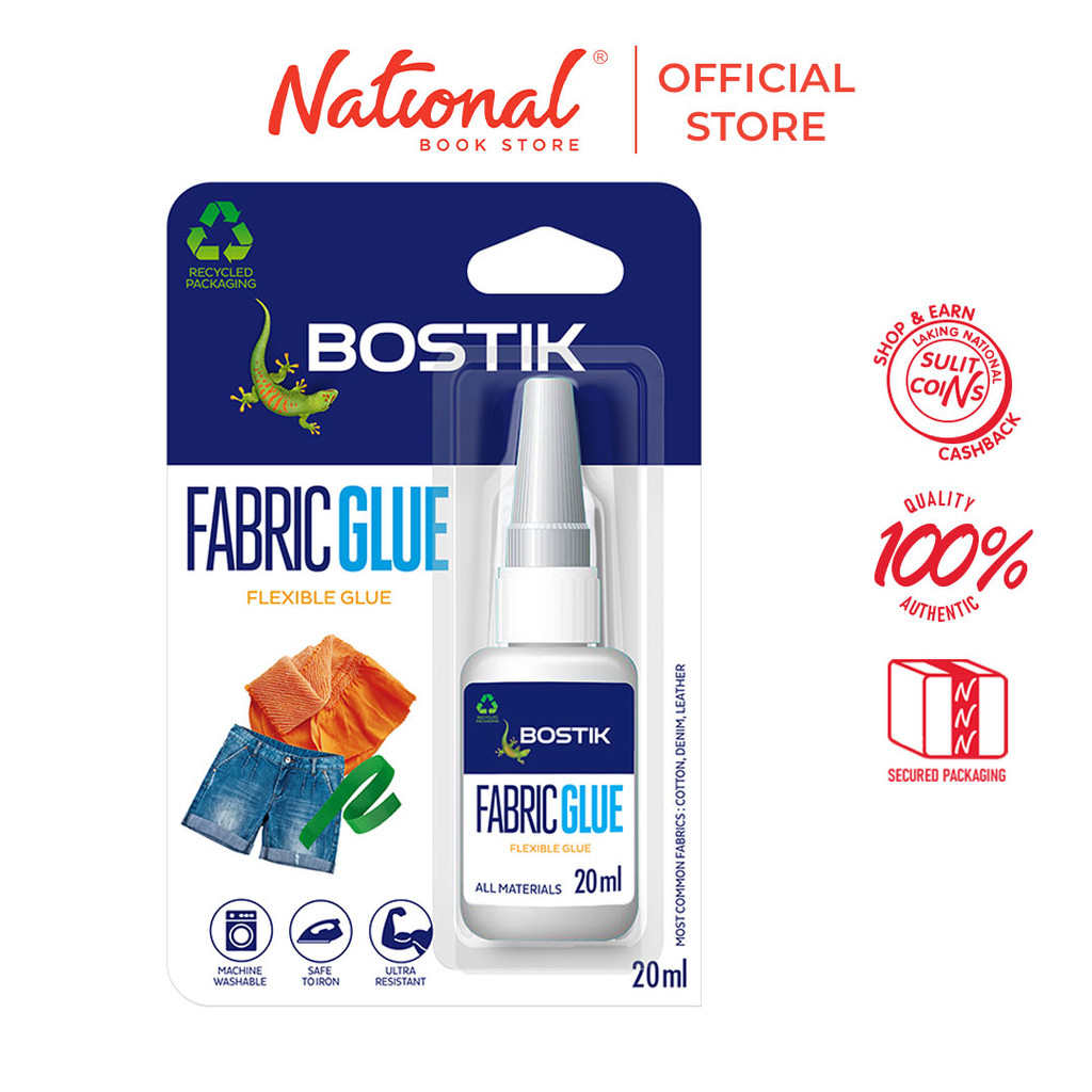 Bostik Glue Flexible For Fabric 20ml - School & Office Supplies ...