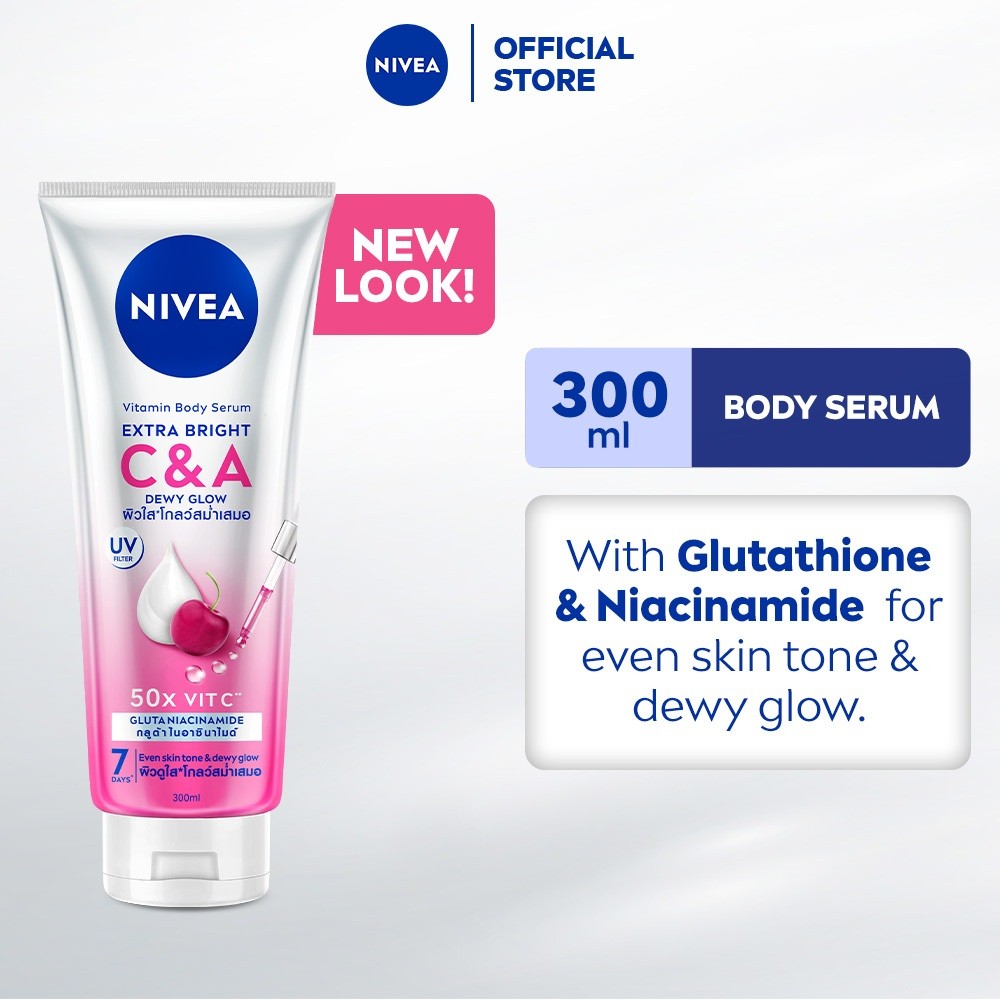 NIVEA Body Extra Bright C&A Vitamin Body Serum with Glutathione ...