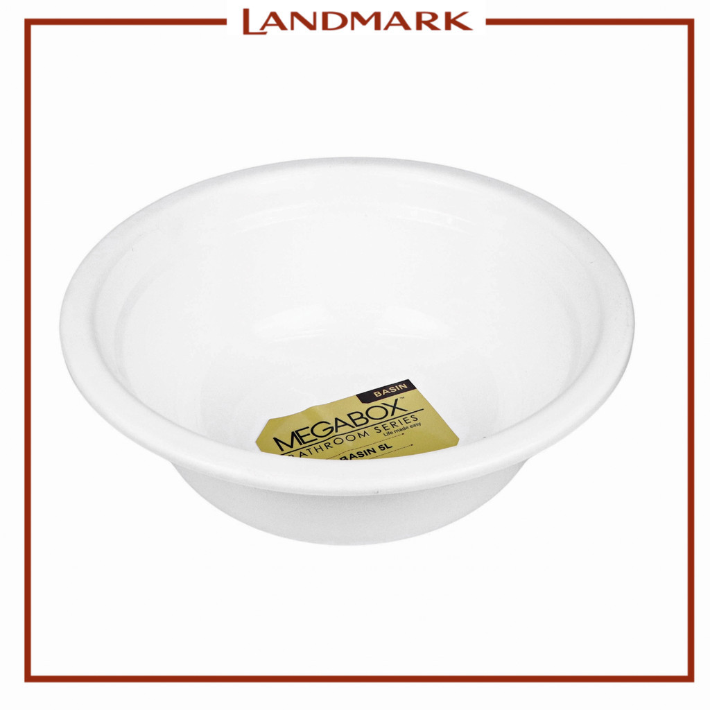 Megabox Bathroom Series Round Basin 5L 31.5 x 31.5 x 14cm (MG-501 ...