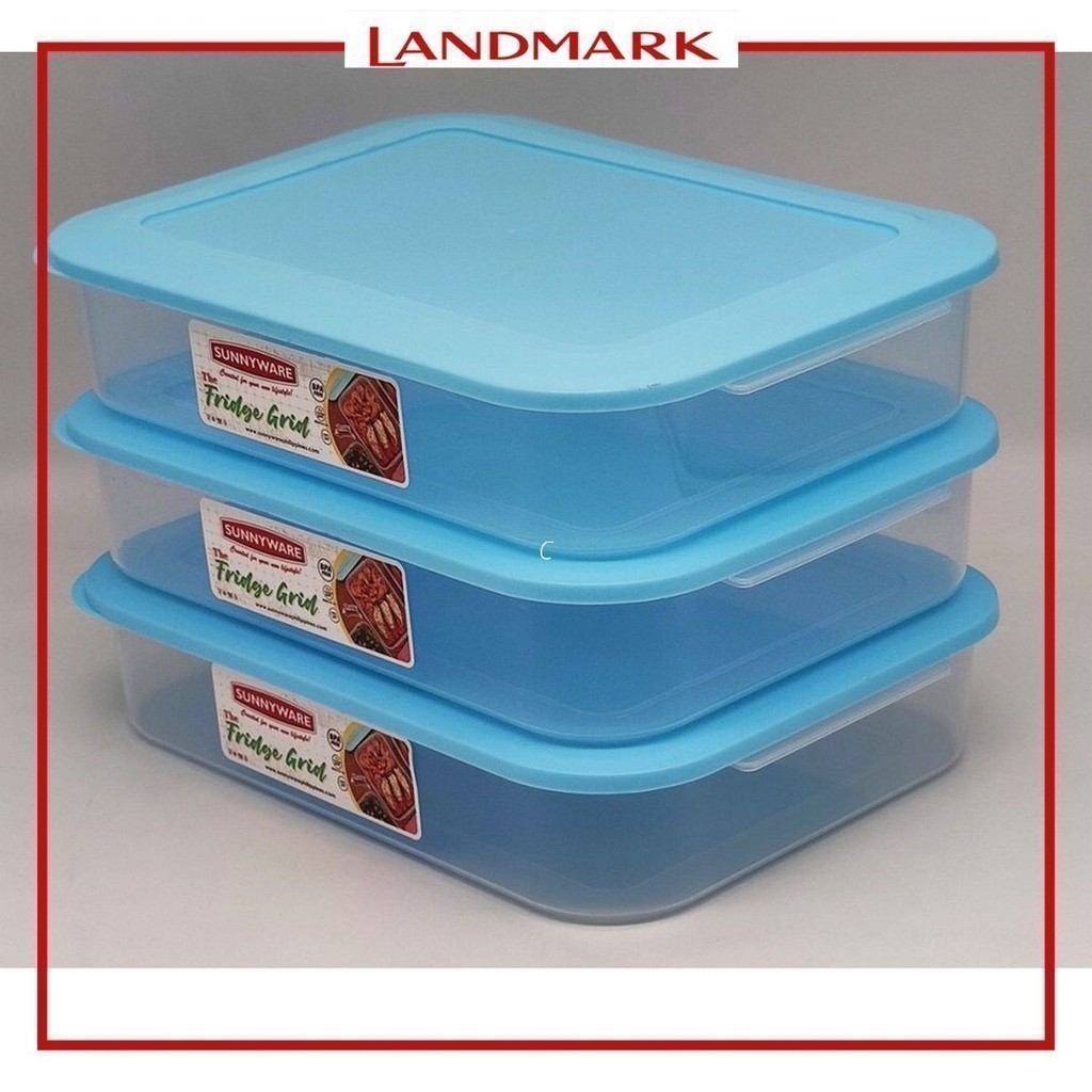 Landmark St-Lm-Set-13 823 S/3 2.4L Fridge Grid Food Keeper Blue 32.5X23 ...