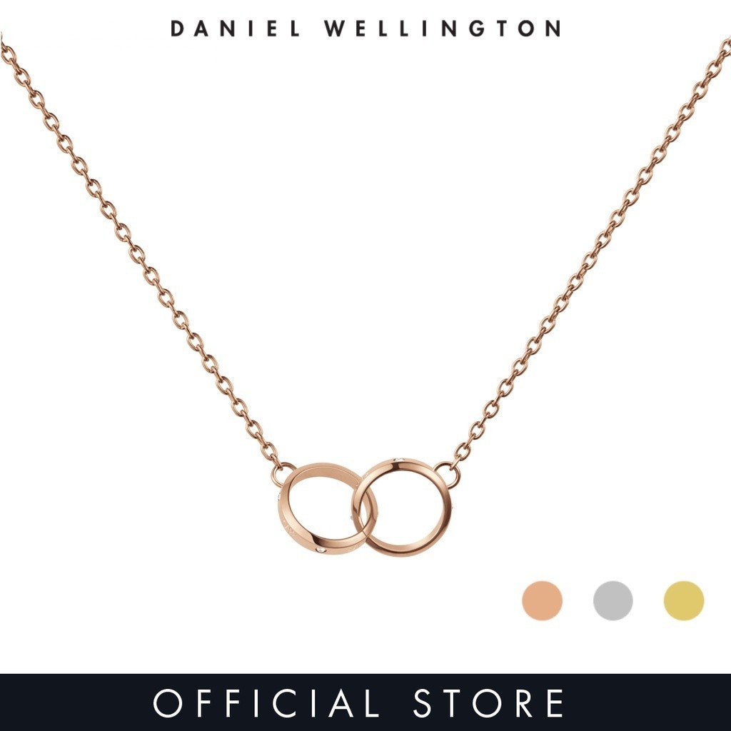 Daniel Wellington Classic Lumine Unity Necklace Rose gold / Silver ...